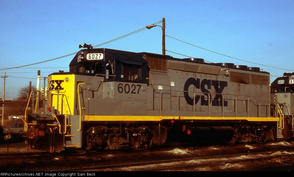 CSX 6027--New Paint